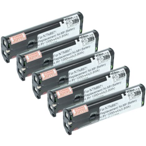 vhbw 5x Batterie compatible avec Motorola Talkabout T7000, T7200, T7100 ...