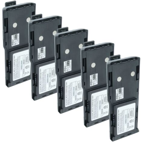 vhbw 5x Batterie compatible avec Motorola GP88, GP600, GTX800, GT-2050 ...
