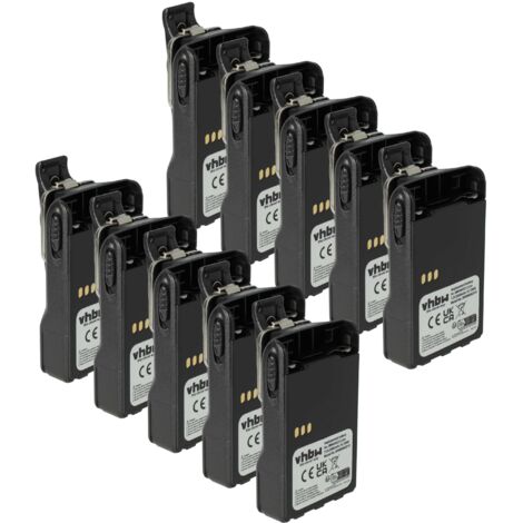 vhbw 10x Batterie compatible avec Motorola EX600, EX600xls, GL2000 ...
