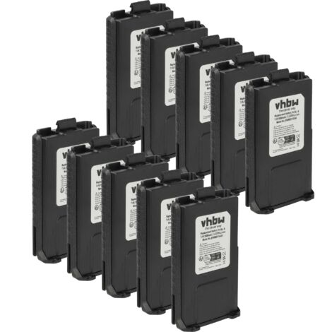 vhbw 10x Batterie compatible avec TYT TH-F8, TH-F9 radio talkie-walkie ...
