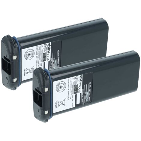 vhbw 2x Batterie compatible avec Icom IC-M21, IC-M2A, IC-M31, IC-M32 ...