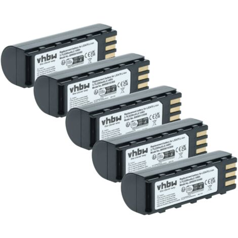 vhbw 5x Batterie compatible avec Zebra MT2000, MT2070, MT2090 scanner ...