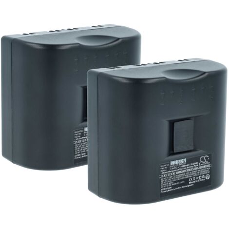 vhbw 2x Pile remplacement pour Daitem MPU01X, BATLI23, BATLI22 pour ...