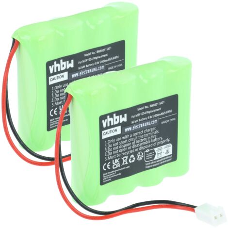 vhbw 2x Batterie compatible avec Teleradio LI-TX-MD10, LE-TX-MX10, LI ...