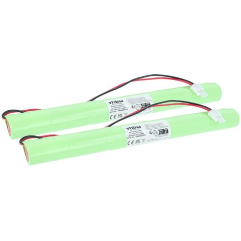 vhbw 2x Batterie compatible avec BAES OVA TD310632 éclairage d'issue de ...