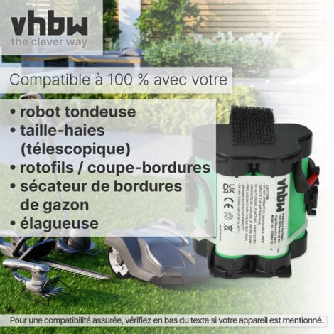 vhbw batterie pour tondeuse à gazon compatible avec Gardena R38Li ...