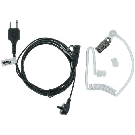 vhbw casque d'écoute compatible avec Icom IC-W21A, IC-W21AT, IC-W21E ...