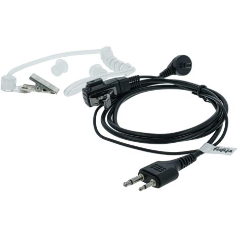 vhbw casque d'écoute compatible avec Icom IC-W21A, IC-W21AT, IC-W21E ...