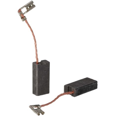 vhbw 2x Balais de charbon pour moteur 7 x 12,5 x 26mm compatible avec ...