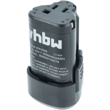 vhbw 1x Batterie compatible avec Rockwell RK2512K2, RK2513, RK2512K ...