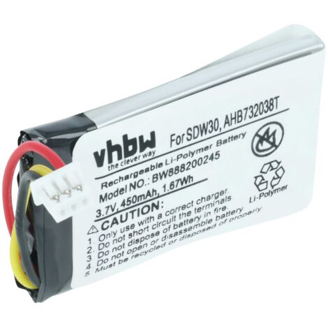 vhbw Batterie compatible avec Epos Sennheiser Impact SDW 5064, SDW 5066 ...
