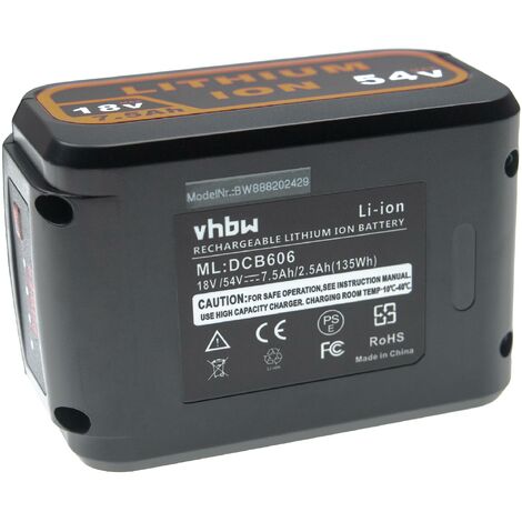 vhbw Batterie compatible avec DeWalt DCD980L2, DCD980M2, DCD985 ...