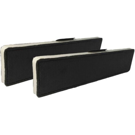 vhbw 2x Filtres à charbon actif compatible avec Miele DA 1100, DA 1160, DA 1100-100, DA 1050-55 ...