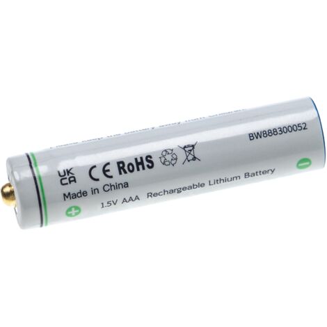 vhbw Pile rechargeable micro AAA pour divers appareils (280mAh, 1,5V ...