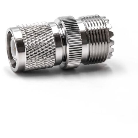 vhbw Adaptateur TNC (m) vers prise UHF PL-259 (f) pour divers appareils haute fréquence ...
