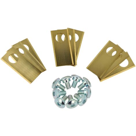 vhbw 9x Lames compatible avec LandXcape LX796, 600 tondeuse - Lames de ...