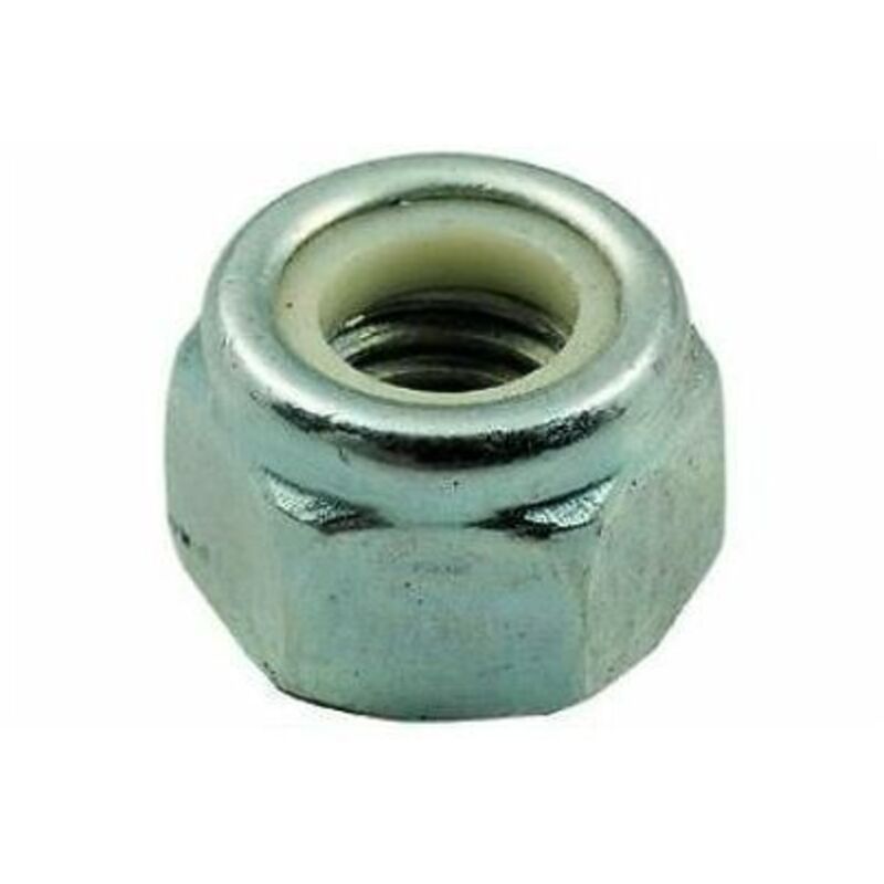 10 pz dado dadi autobloccante zincato mm 12 vite bullone autobloccanti
