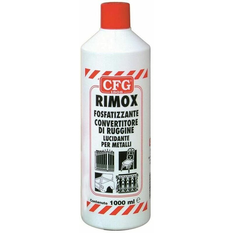 Rimox cfg lt1 fosfatizzante, convertitore di ruggine, disossidante metalli
