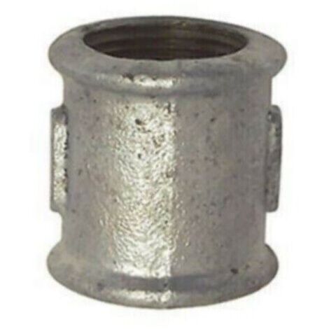 Manicotto in ghisa giunzione malleabile zincato 3/4" ff fig 270 acqua