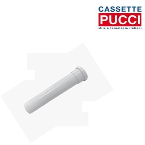 Canotto prolungato bianco 26 cm bagno wc ricambio originale pucci art 1540