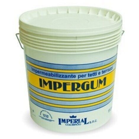 Guaina liquida elastomerica impermeabilizzante lt 5 impergum terrazza ...