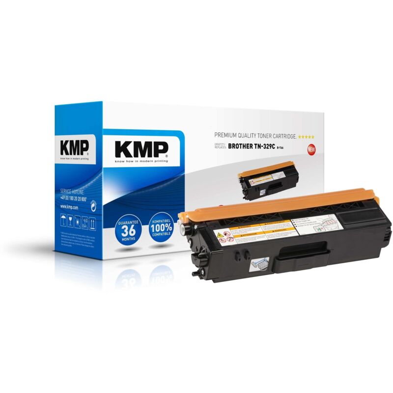 KMP Toner B-T66, kompatibel für TN329C, cyan