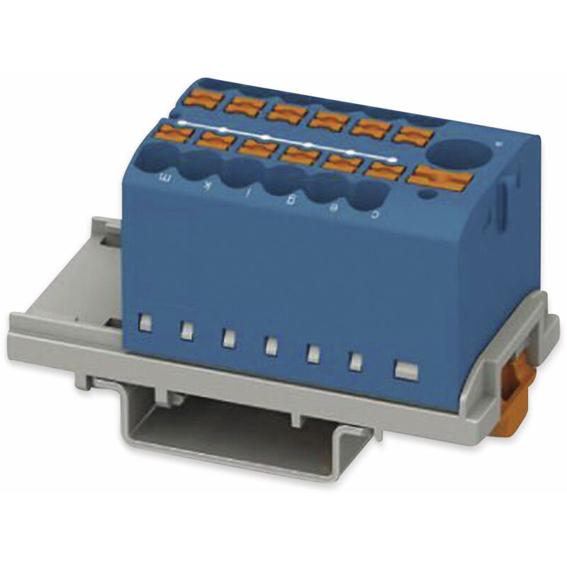 PHOENIX CONTACT Verteilerblock, 3273090, PTFIX 6/12X2,5-NS35 BU