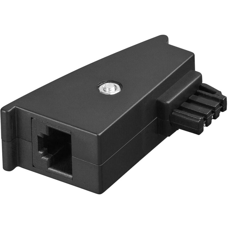GOOBAY TAE/F Telefon-Adapterstecker, 8P2C, Pin 1/8, schwarz