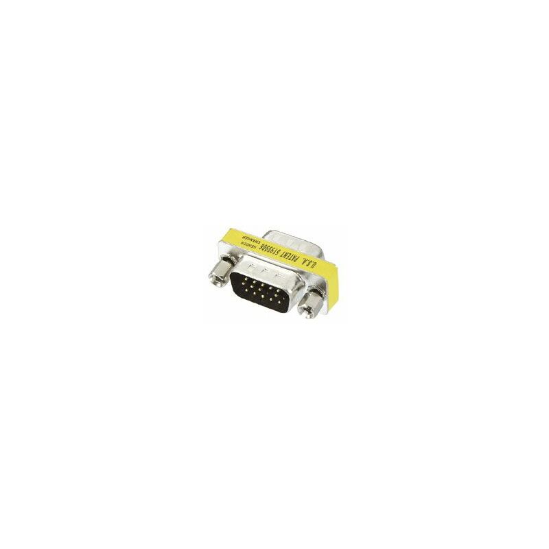 Sub-D Adapter, 15-polig, 2x Stecker, VGA (3-reihig)