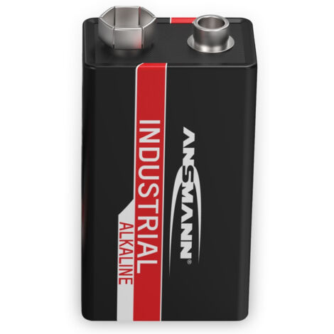 ANSMANN 9V-Blockbatterie, INDUSTRIAL, Alkaline, 1 Stück