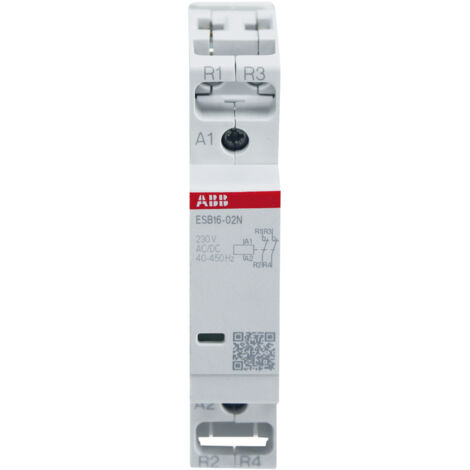 ABB Installationsschütz ESB16-02N-06, 16 A, 0S/2Ö, 230 V