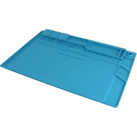 DAYTOOLS Silikon-Lötmatte S-160C, 45x30 cm, blau