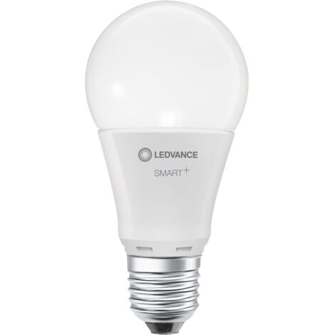 LEDVANCE LED-Lampe SMART+ WiFi Classic, A60, E27, EEK: F, 9 W, 806 lm, 2700…6500 K, Smart, 3 Stück