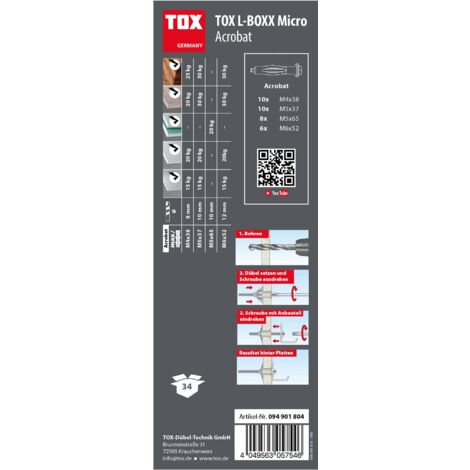 TOX L-Boxx Micro Acrobat, 34-teilig