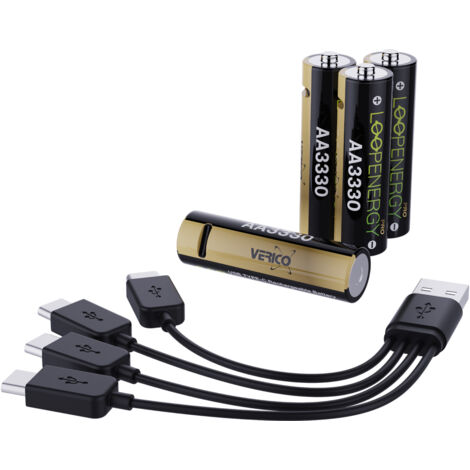 VERICO Li-Ion-Akku Loop Energy AA PRO, 4erPack