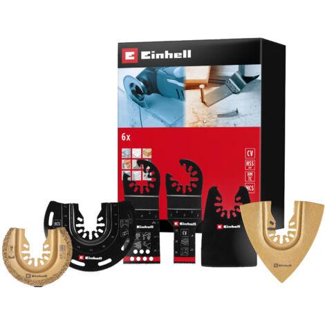 EINHELL Multi-Tool-Set, 708106, 6-teilig