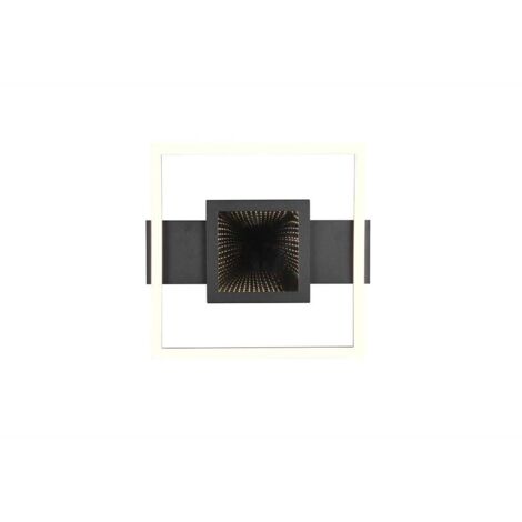 REALITY LED-Deckenleuchte WHEELER, R64801932, 16W, 2000lm, 3000K, schwarz