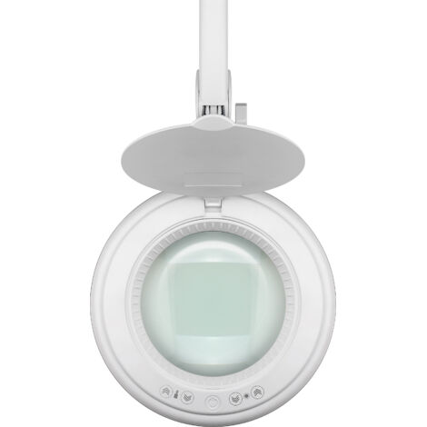 GOOBAY LED-Klemm-Lupenleuchte, 10 W, 800 lm, dimmbar, weiß