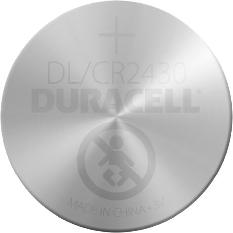 DURACELL Lithium-Knopfzelle, CR2430, 3V, Electronics, 2 Stück