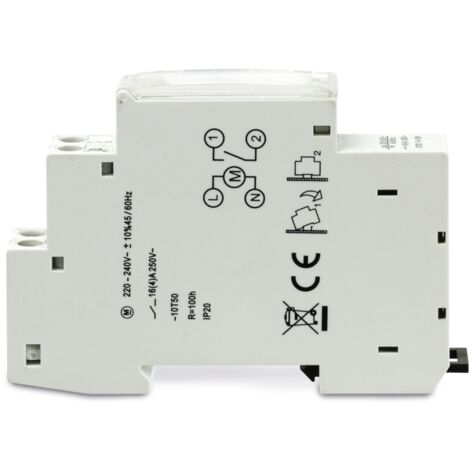 PERRY Zeitschaltuhr 1IO0171, DIN-Schiene, 1-Kanal, analog