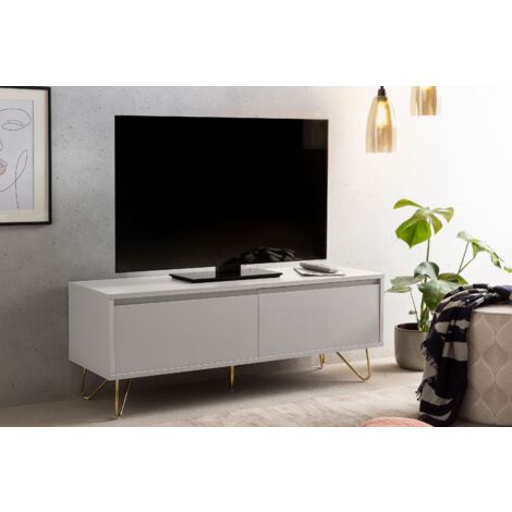 Lowboard mit Schublade und Klappfach, matt 392980