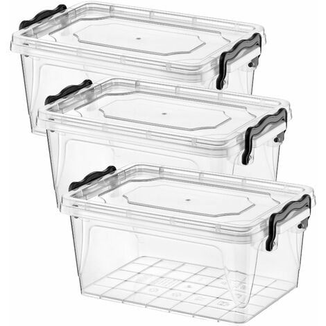 3x Multi Box mit Deckel 5 Liter 3x00410