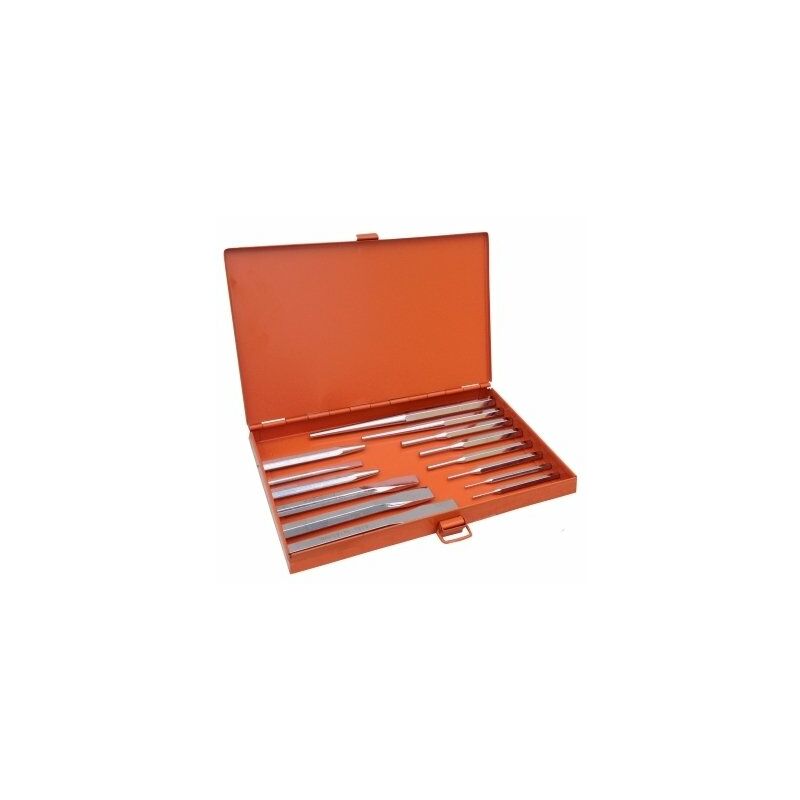 Kit Cacciaspine/Scalpelli/Punzoni/Ugnetti/Bulini set 14 pz in valigetta ...