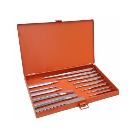 Kit Cacciaspine/Scalpelli/Punzoni/Ugnetti/Bulini set 14 pz in valigetta ...