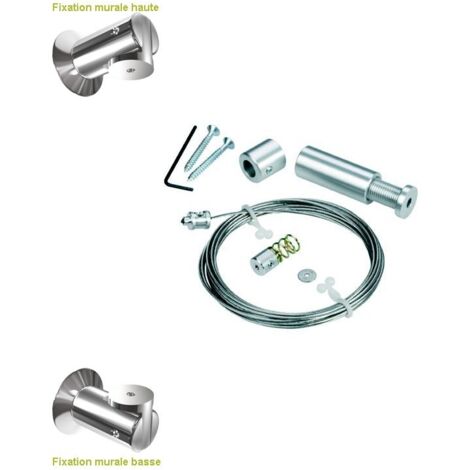 Câble Mur-Mur orientable avec platines