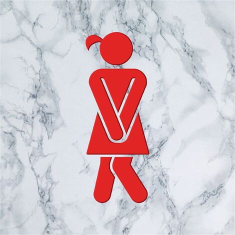 Panneau pictogramme de signalisation · Toilettes Femmes Humoristique ...
