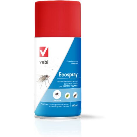 Vebi ecospray 250ml insetticida repellente spray contro insetti volanti