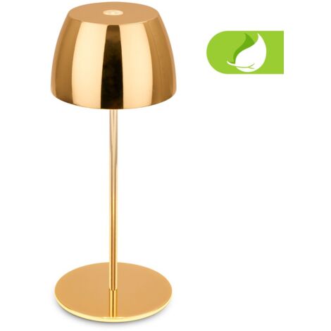 Briloner Serina Mini LED Tischlampe kabellos IP44, Dimmbar, Touch ...