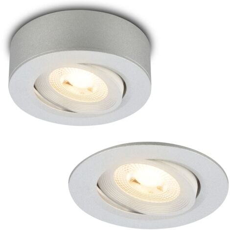 2 in 1 LED Aufbauspot und Einbaustrahler LED Einbauleuchte Spot Dimmbar