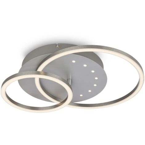 LED ceiling light with LED dots, aluminium, 1xLED/